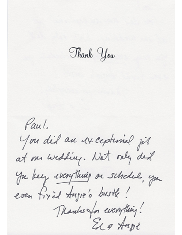 Lightning Sound Thank You Notes